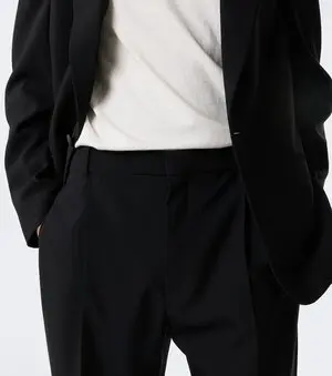 THE ROW Salma Wool Straight Pants