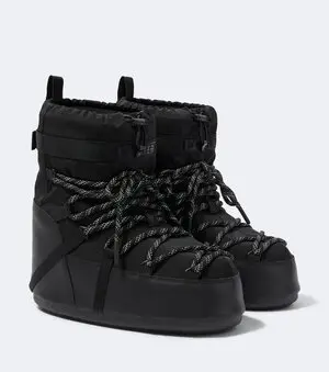 Moncler X Moon Boot Icon Low Snow Boots - Black