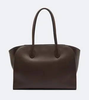 THE ROW Marlo Medium Leather Tote Bag - Brown