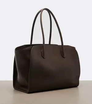 THE ROW Marlo Medium Leather Tote Bag - Brown