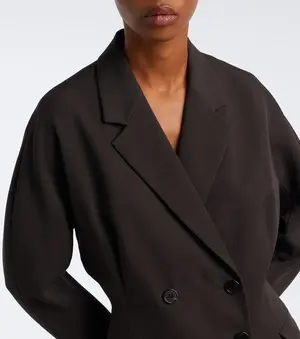 THE ROW Ciro Double-breasted Virgin Wool Blazer