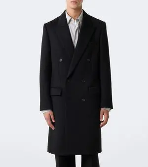 THE ROW Osmo Double-breasted Wool-blend Coat