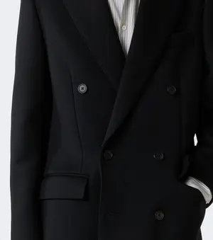 THE ROW Osmo Double-breasted Wool-blend Coat