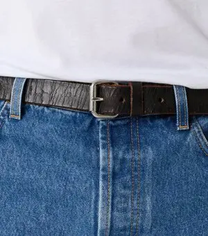 THE ROW Geo Leather Belt