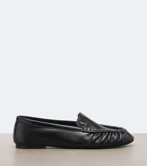 Saint Laurent Loaferino Leather Loafers