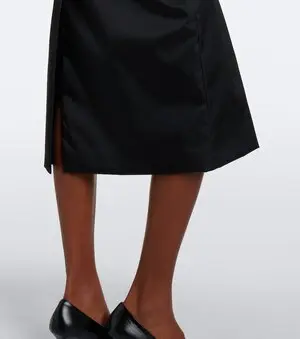 Prada Belted Re-nylon Pencil Skirt