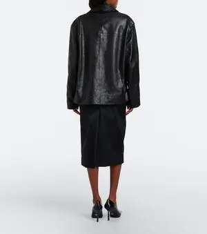 Prada Belted Re-nylon Pencil Skirt