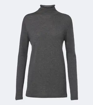 THE ROW Quadron Cashmere Sweater - Grey