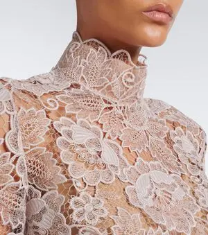 Elie Saab Guipure Lace Top