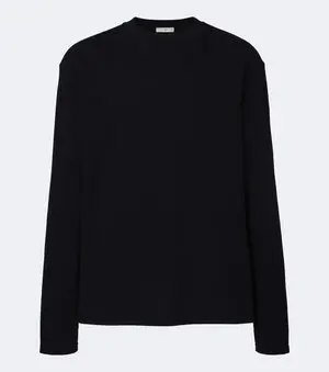 THE ROW Teren Cotton Jersey T-shirt - Black