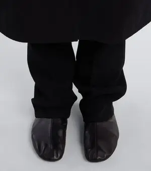 THE ROW Esther Leather Mid-calf Boots