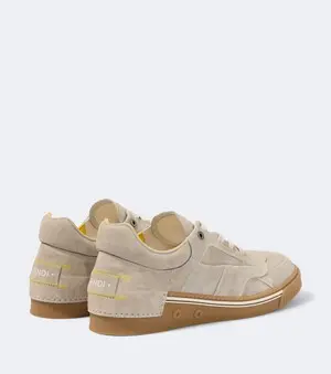 Fendi Fender Suede Sneakers