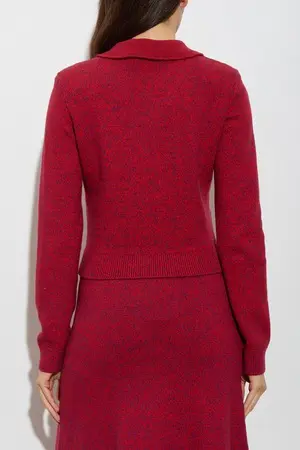 SELF-PORTRAIT Cardigan With Appliqué On The Collar