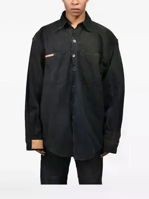 GREG ROSS Oversized Canvas Shirt