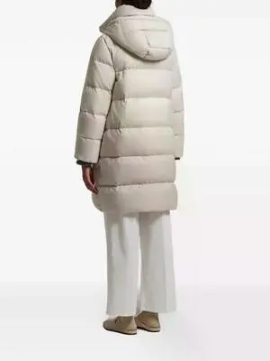Peserico Quilted Hooded Down Coat