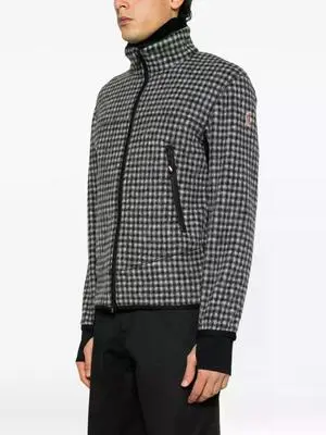 Moncler Vichy Checked-pattern Zip-up Jacket