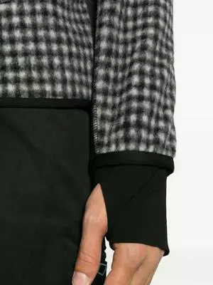 Moncler Vichy Checked-pattern Zip-up Jacket