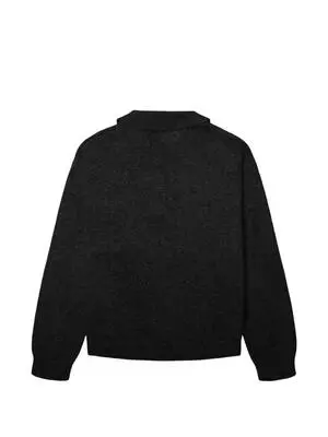 WOODBIRD Half-zip Knitted Polo Shirt
