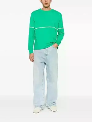 KARTIK RESEARCH Rabari Whipstitch-trim Top