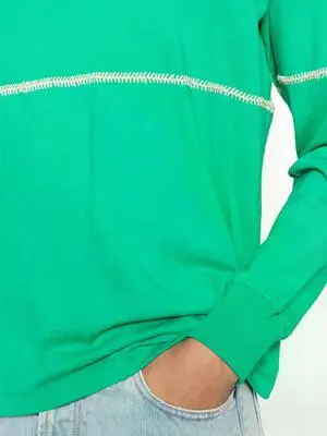 KARTIK RESEARCH Rabari Whipstitch-trim Top