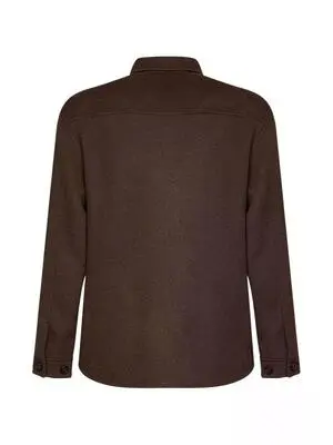 D4.0 Wool Patch-pocket Shirt Jacket
