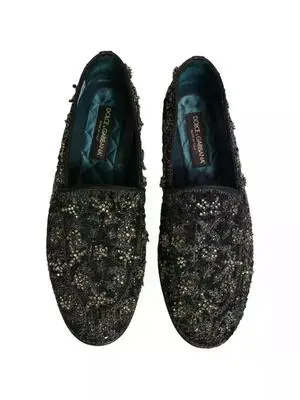 Dolce & Gabbana Rhinestone-embellished Loafers