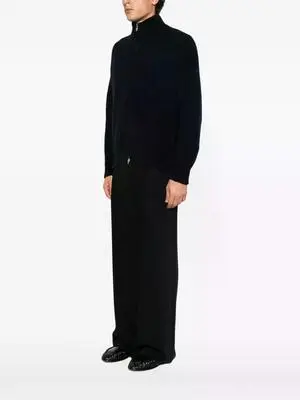 UMIT BENAN Suvretta Zip-up Ribbed-knit Cardigan