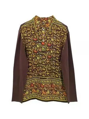 Hermès Twillaines Polo Shirt - Brown