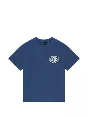 Deus Ex Machina Shield Logo-print T-shirt - Blue
