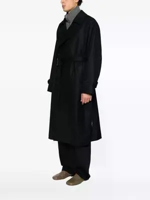 SSSTEIN Belted Double-breasted Coat