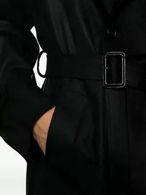 SSSTEIN Belted Double-breasted Coat