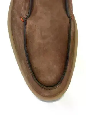 Santoni Suede Slip-on Boots