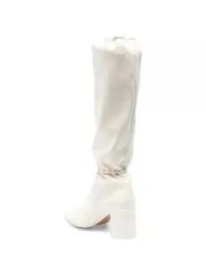 MAISON MARGIELA Ruched-detail Knee-high Boots