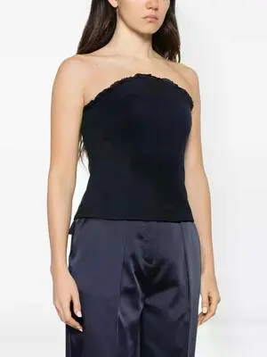 Marella Ruffle-trim Strapless Top