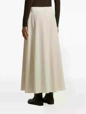 Peserico Belt-loops A-line Maxi Skirt