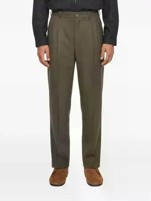 MAGLIANO Pleated Straight-leg Trousers