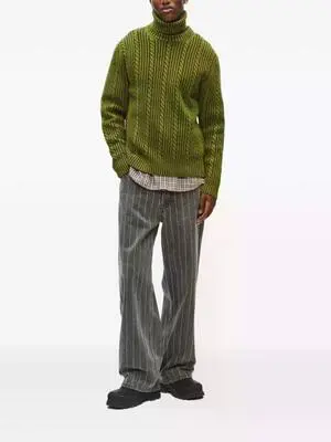 Wood Wood Wwtype 3 Pinstripe-pattern Jeans