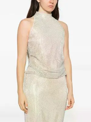 Marella Crystal-embellished Halterneck Top