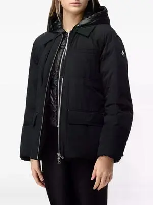 Moose Knuckles Belted Hooded Jacket