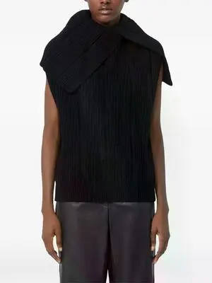 Sportmax Ribbed Asymmetric Sweater