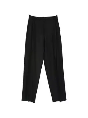 Marella Mllpala Pleated Wide-leg Trousers - Black