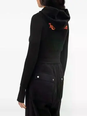 THUG CLUB Bonnie Logo-plaque Cropped Hoodie