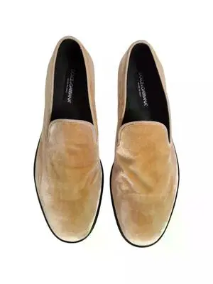 Dolce & Gabbana Velvet Loafers