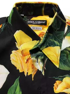 Dolce & Gabbana Sicilia Floral-print Shirt