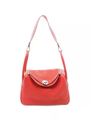 Hermès 2016 26 Lindy Clemence Shoulder Bag - Red