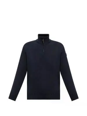 Moncler Wool & Cashmere Blend Jumper - Blue