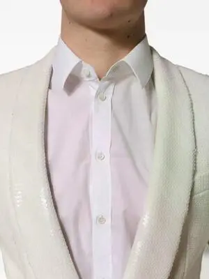 Dolce & Gabbana Sequin-embellished Single-breasted Blazer