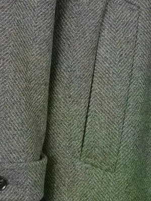 Zegna Herringbone Belted Coat