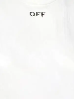 Off-White Logo-stamp Padded Shoulder T-shirt