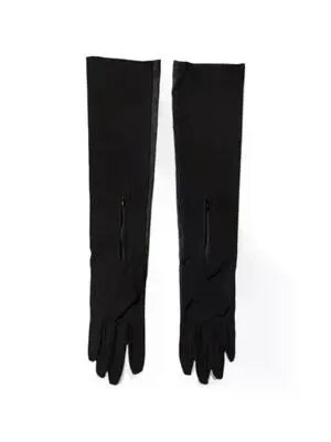 Dolce & Gabbana Logo-print Zip-detail Gloves